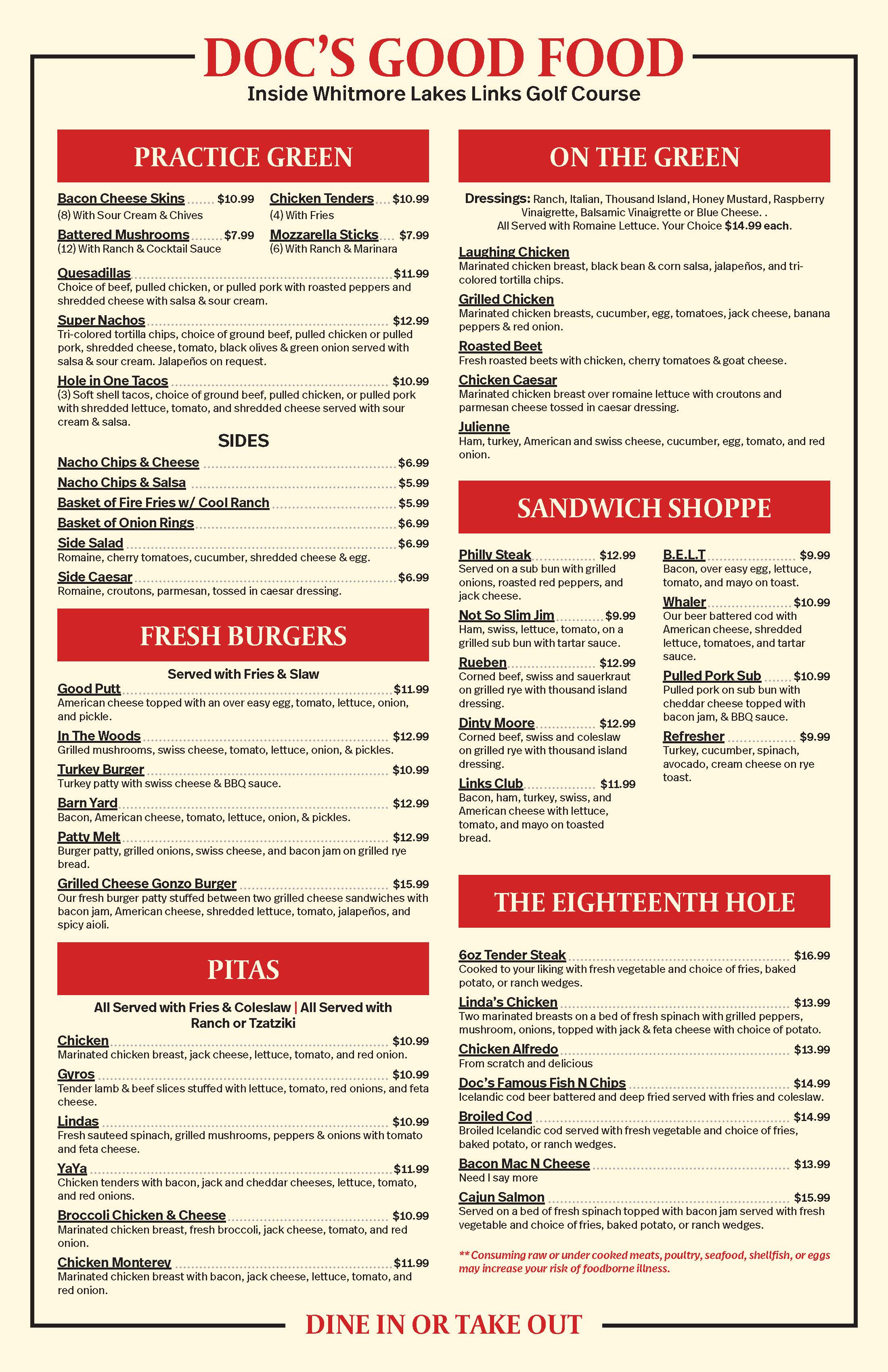 Links Bar & Grill - Whitmore Lake Golf Links