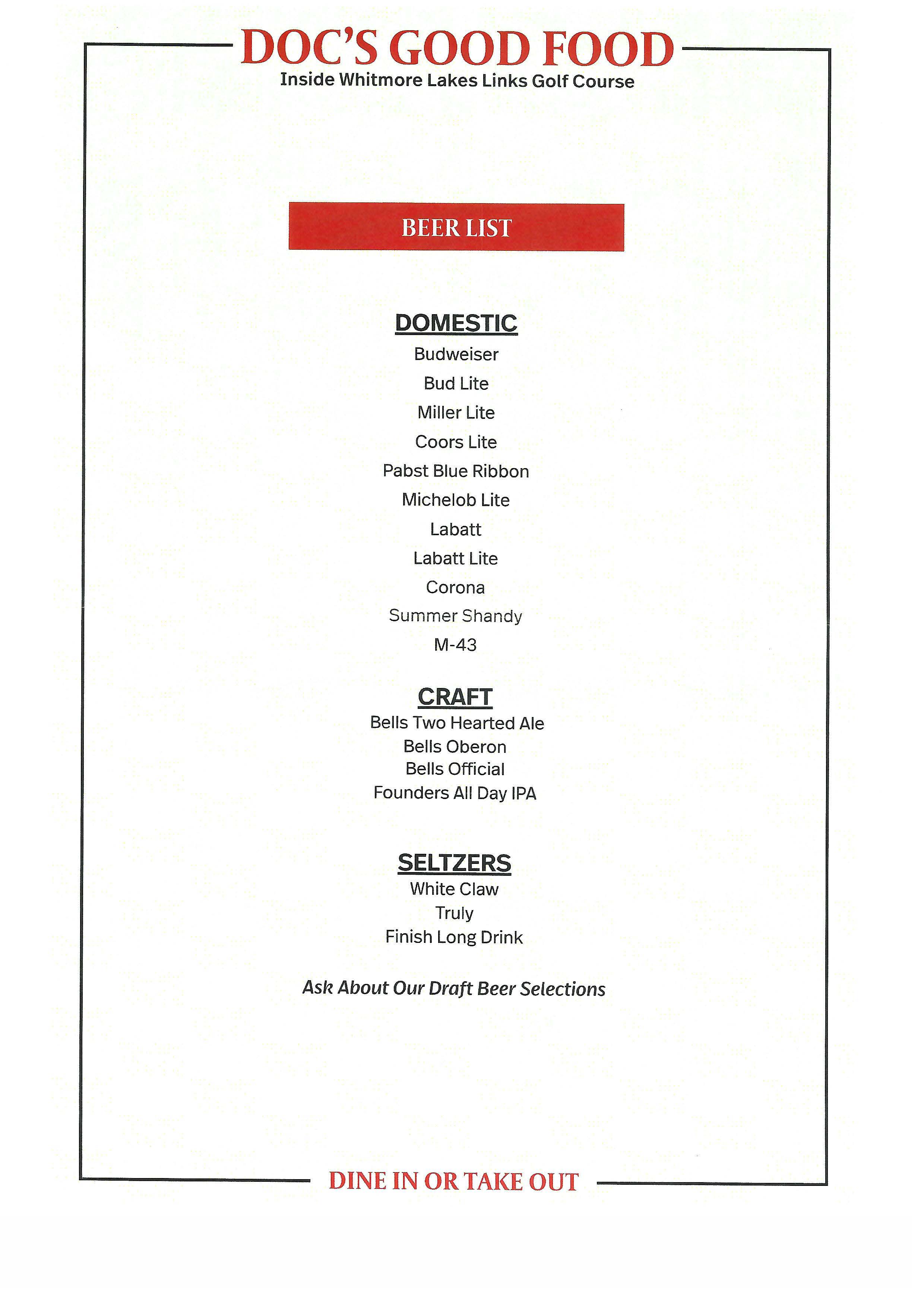 Links Bar & Grill - Whitmore Lake Golf Links